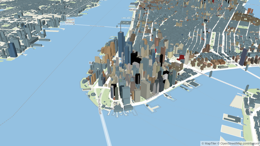 How to display a MVT layer of buildings in Deck.gl | Deck gl | JavaScript maps SDK | MapTiler ...