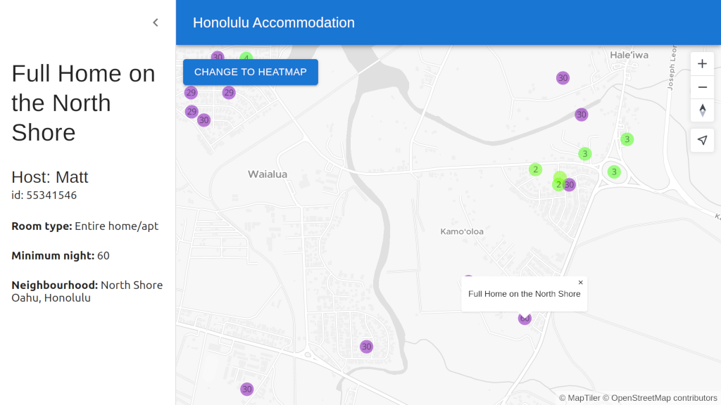 Map in React js with popup and sidebar | React | JavaScript maps SDK | MapTiler SDK JS | MapTiler