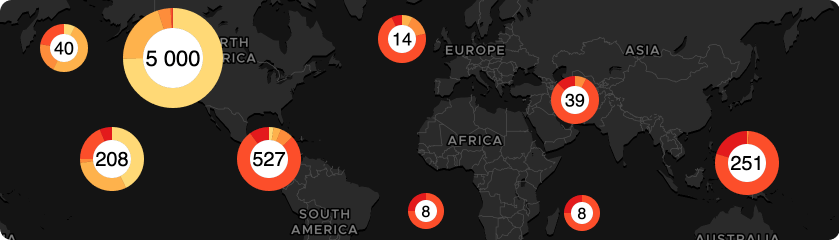 Display Html Clusters With Custom Properties Javascript Maps Sdk Maplibre Gl Js Maptiler