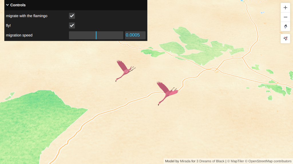 Import and play GLTF animations from GLTF files | 3D JS | JavaScript maps SDK | MapTiler SDK JS ...