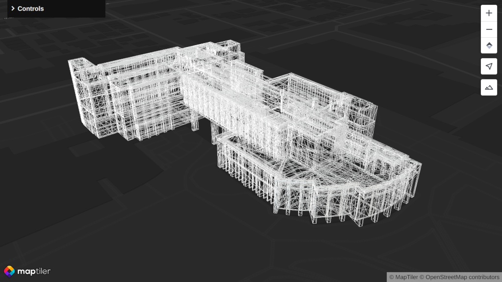 Display A Building Model Based On Point Cloud Data On A Map 3d Js Javascript Maps Sdk