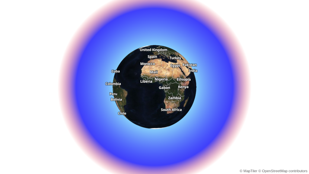 Add a custom halo around the globe | JavaScript maps SDK | MapTiler SDK ...