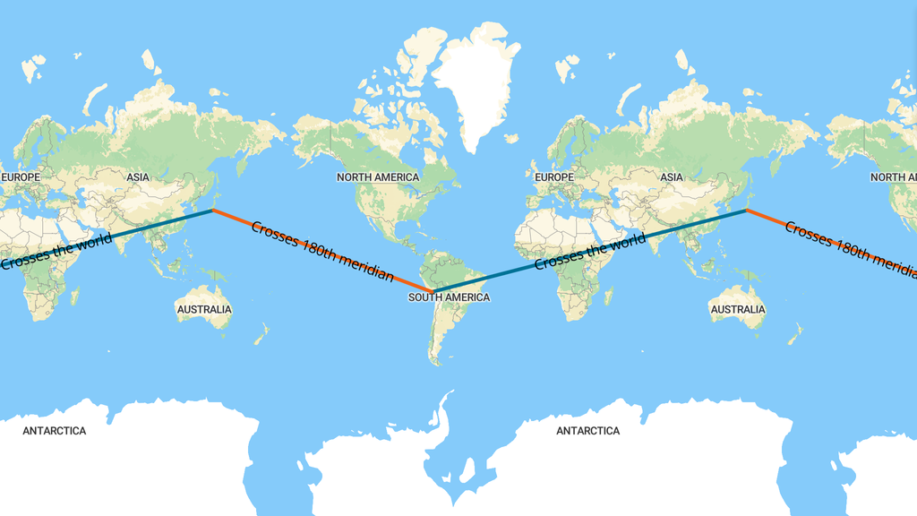 Display line that crosses 180th meridian | JavaScript maps SDK ...