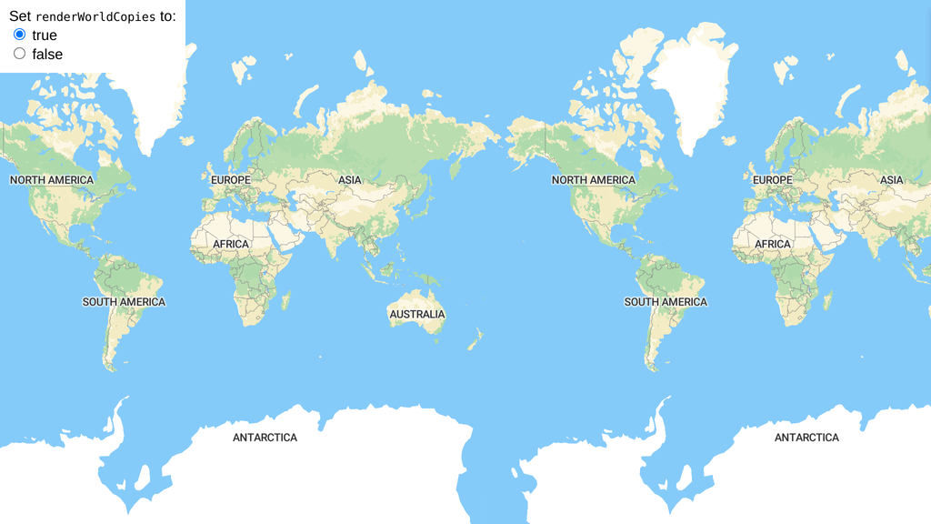 Render World Copies Javascript Maps Sdk Maplibre Gl Js Maptiler