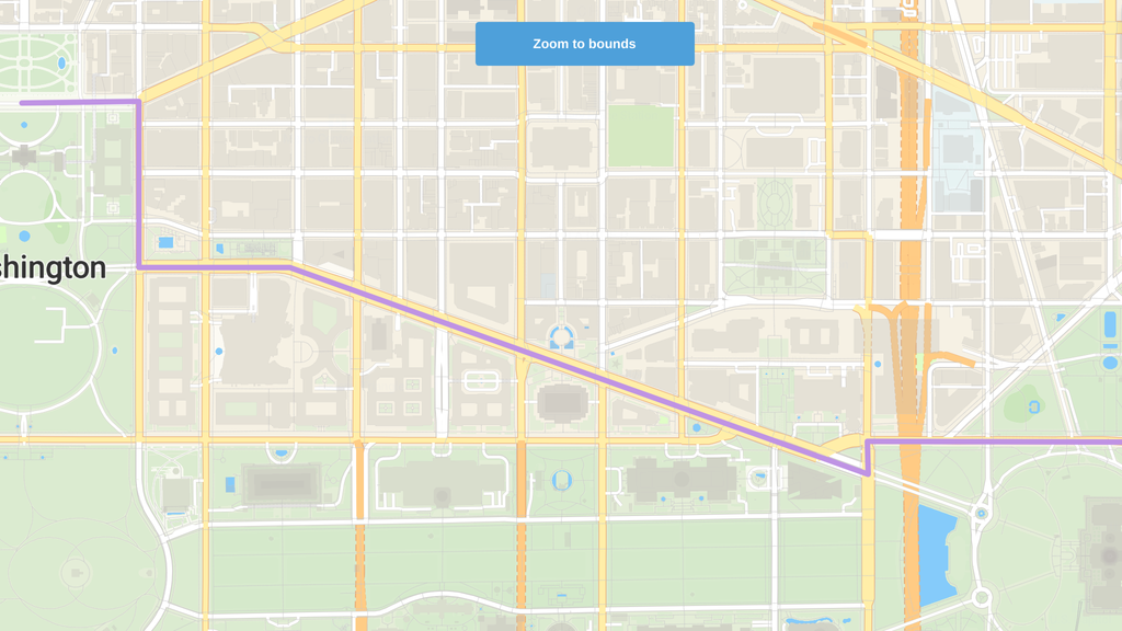 Fit To The Bounds Of A Linestring Javascript Maps Sdk Maplibre Gl Js Maptiler
